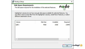 آموزش نصب node.js در ویندوز (راهنمای گام‌به‌گام و تصویری)